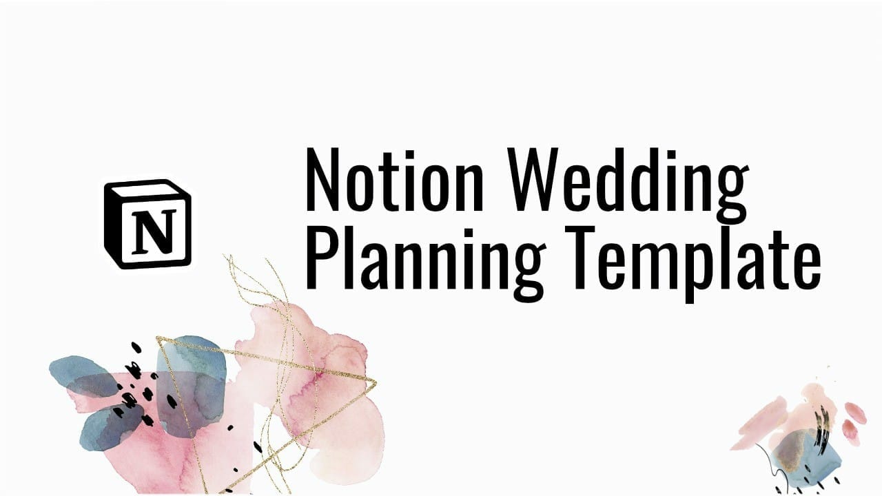 Notion Wedding Planning Template SpecMeOut